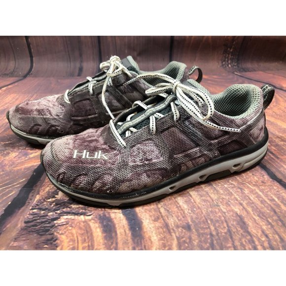Huk | Shoes | Huk Attack Performance Fishing Angler Sneaker Gray ...